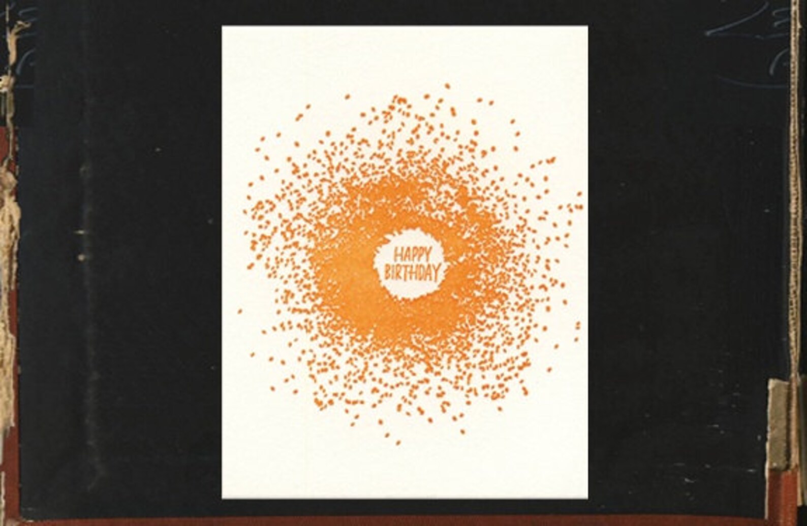 Happy Birthday Explosion Letterpress Card - Etsy