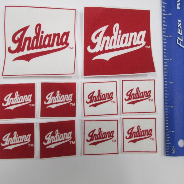 Indiana University Iron Patches - Etsy