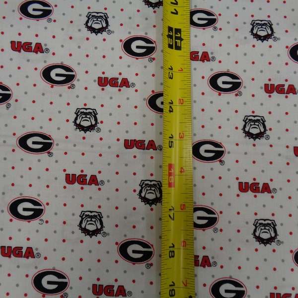University of Georgia Bulldogs Fabric - Etsy