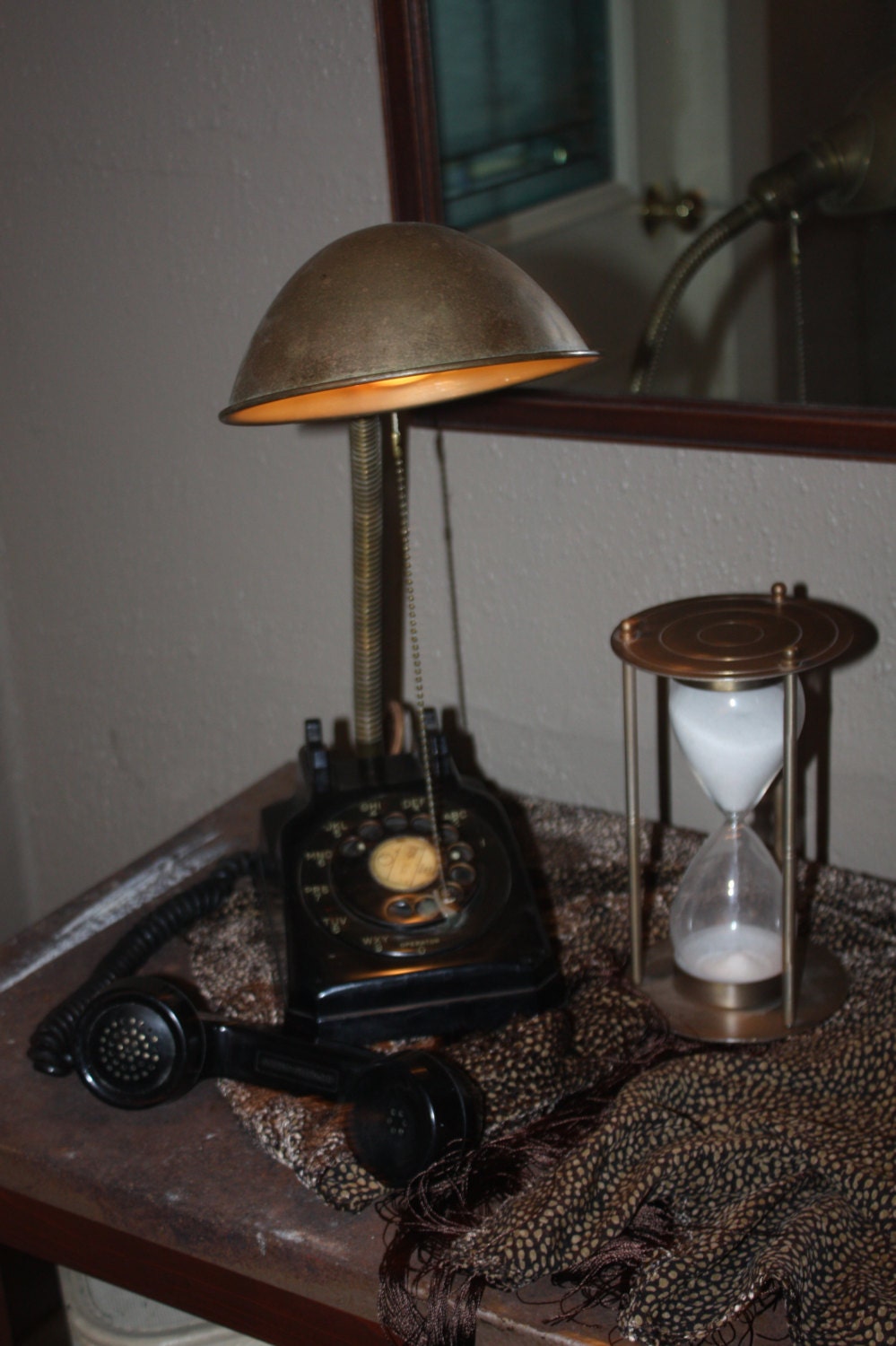 Vintage telephone articulated desk lamp. | Etsy