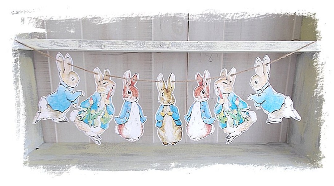 Peter Rabbit Banner Classic Peter Rabbit Banner Baby Showers, Nursery ...