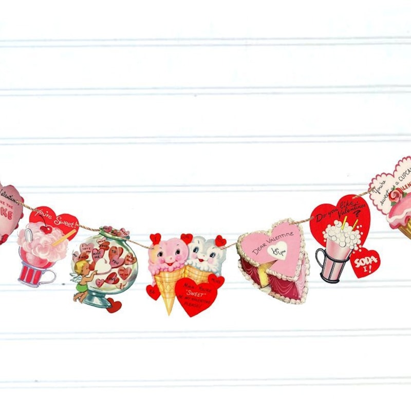 Valentine Banner - Etsy