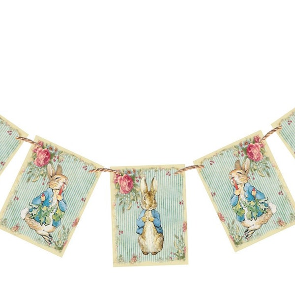 Peter Rabbit Banner - Etsy