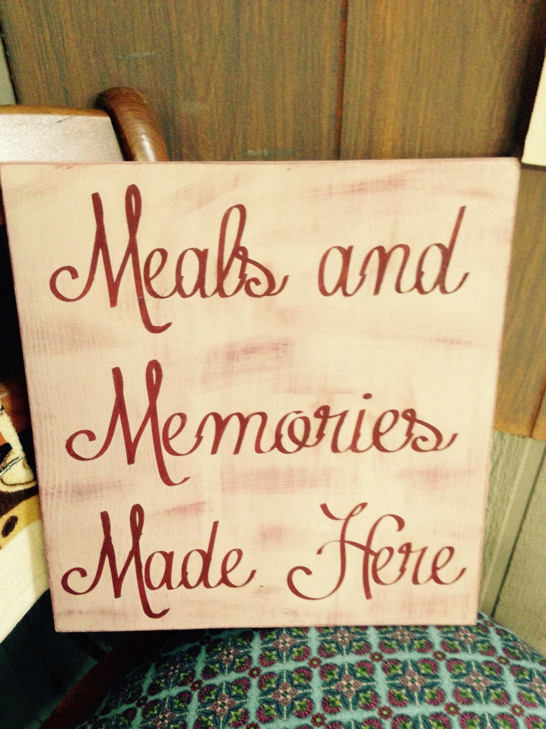 Meals and Memories Made Here. Western Country Rustic Farmhouse ...