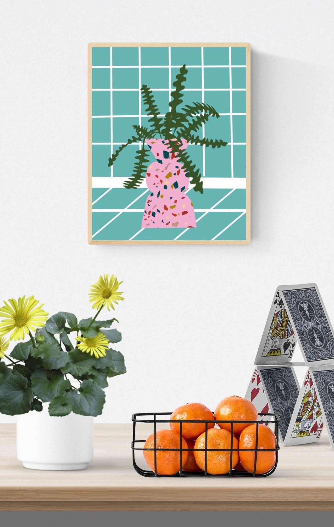 Digital download art flower wall art Orchid Living room decor DIY ...