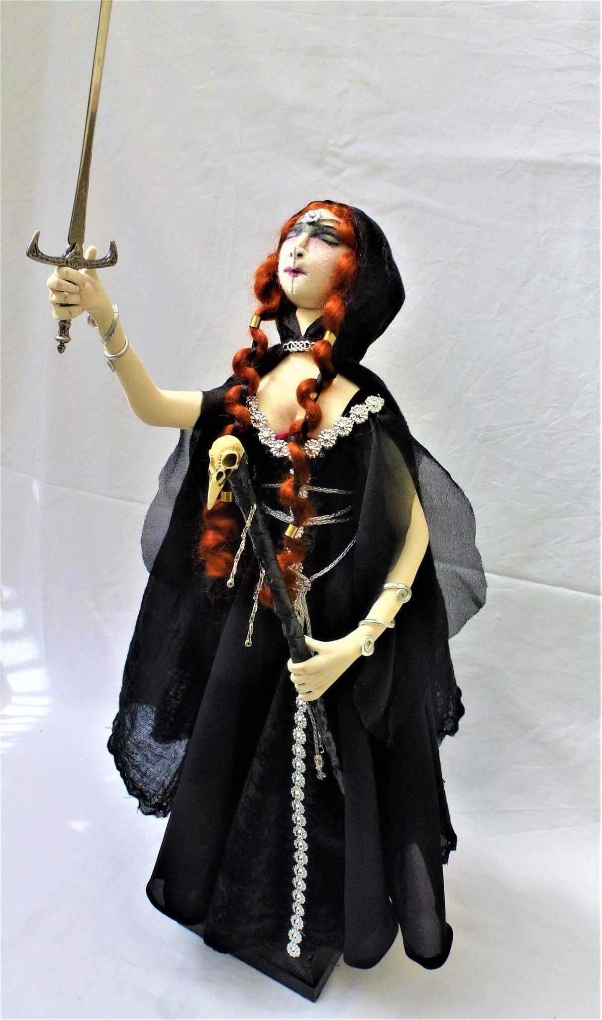 Morgana-le-fay Pendragon King Arthur Witch Doll - Etsy