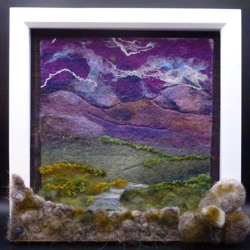 Needle Felt Painting - Etsy