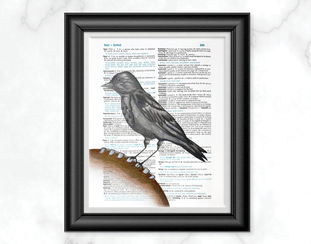 Baltimore Ravens Football Dictionary Art Print, Football Wall Decor ...