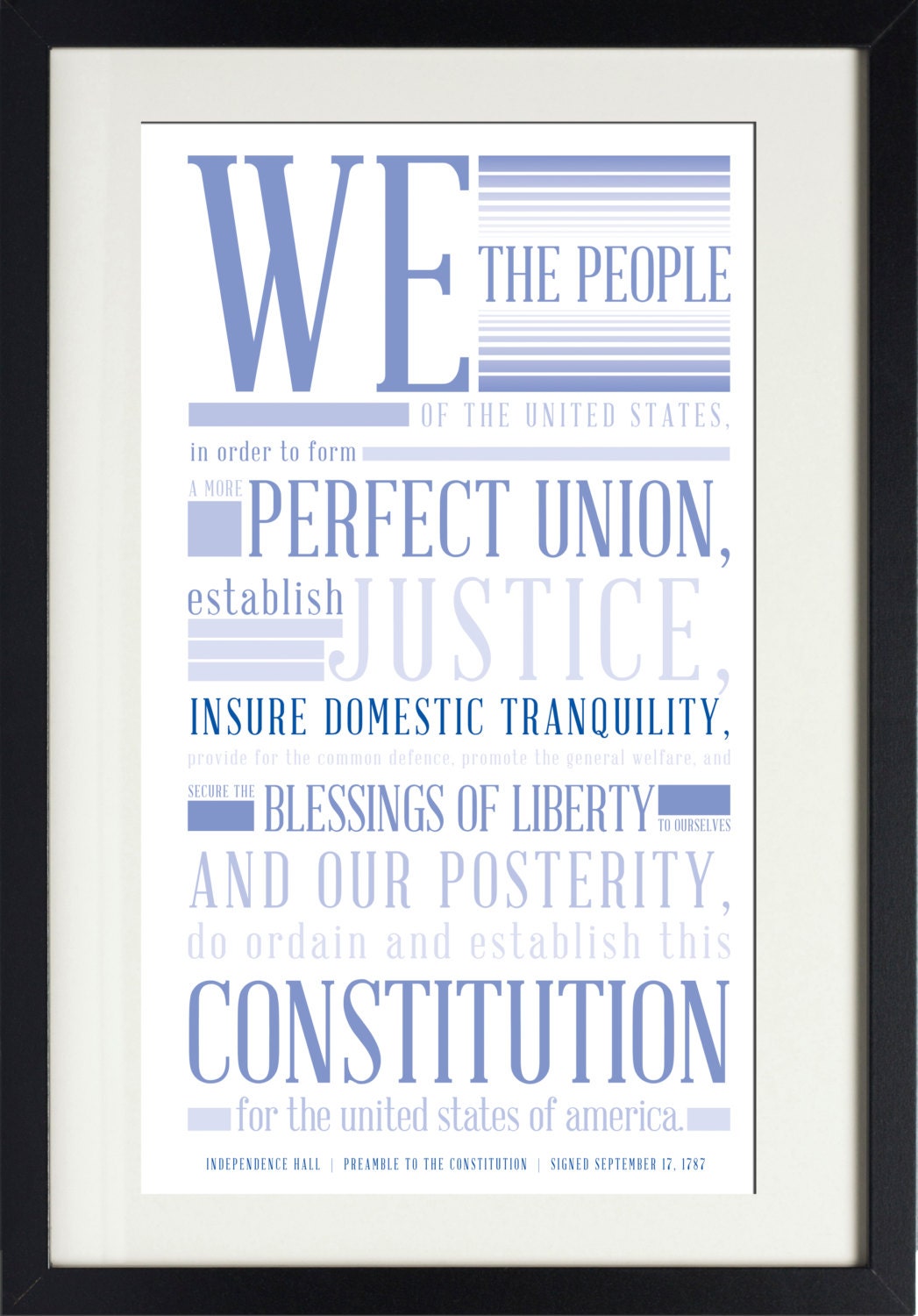 INSTANT DOWNLOAD Constitution Preamble Educational Classroom Poster ...