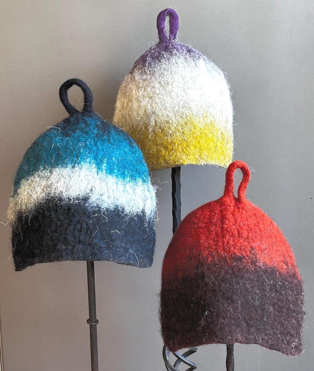 Natural Wool Sauna Hats - Etsy