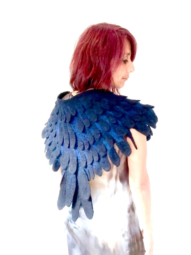 Raven Crow Wings Cape - Etsy UK