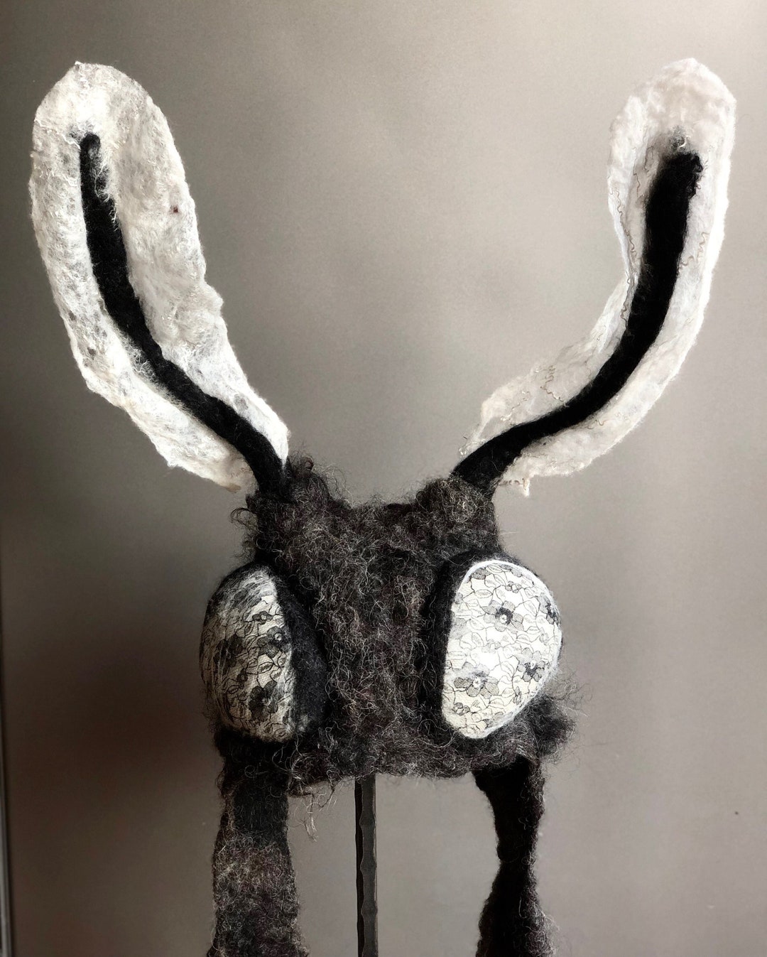 Lace Moth Headdress: Handmade Wool Felted Insect Costume - Etsy