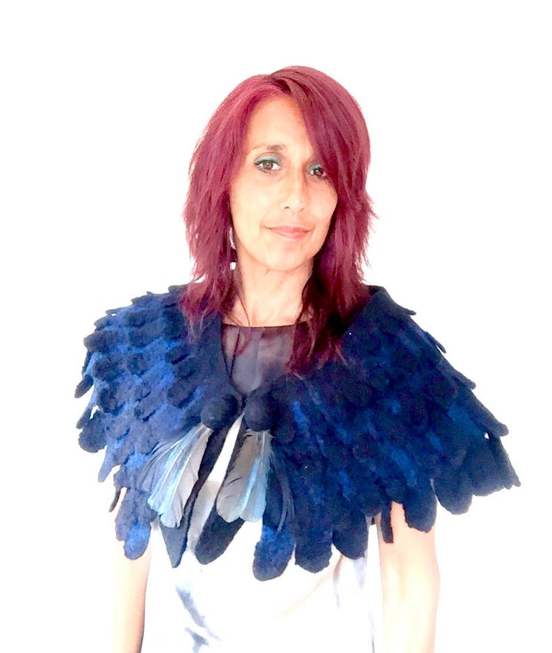 Raven Crow Wings Cape - Etsy UK
