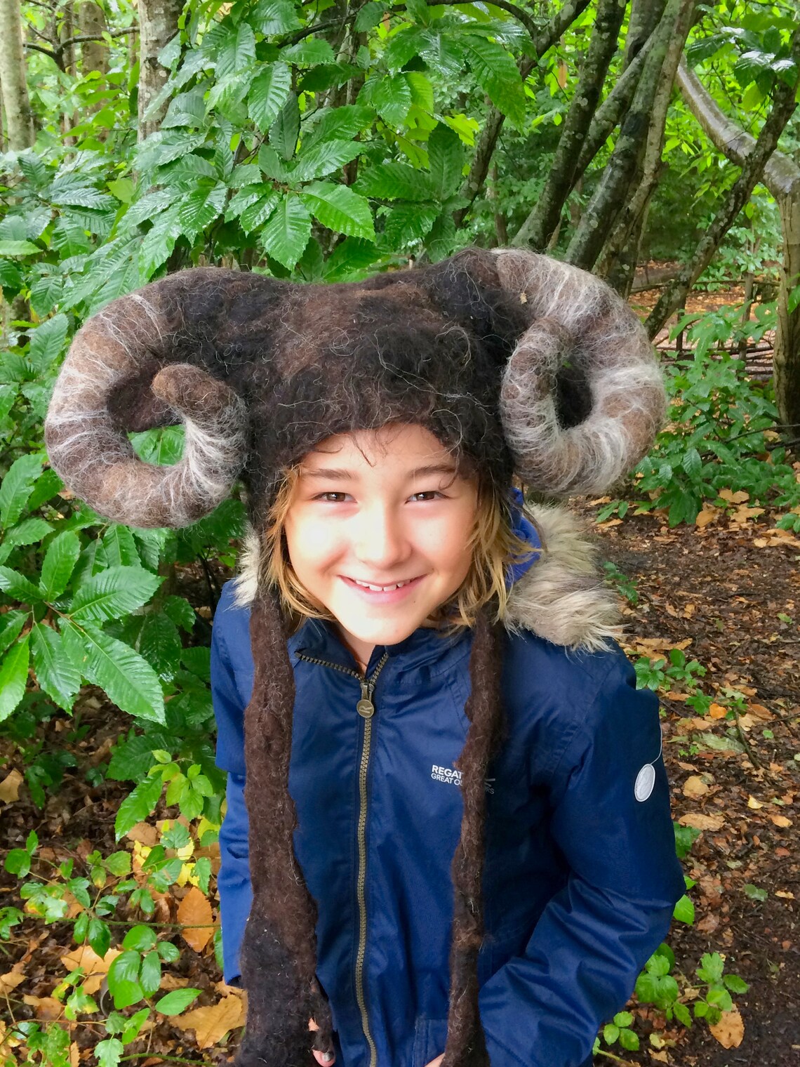 Aries Ram Horn Pagan Headdress - Etsy