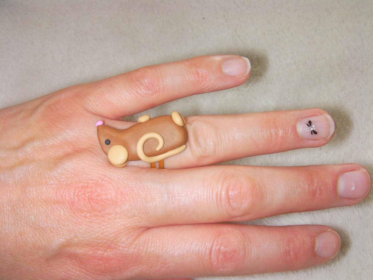 Rat Ring Polymer Clay - Etsy