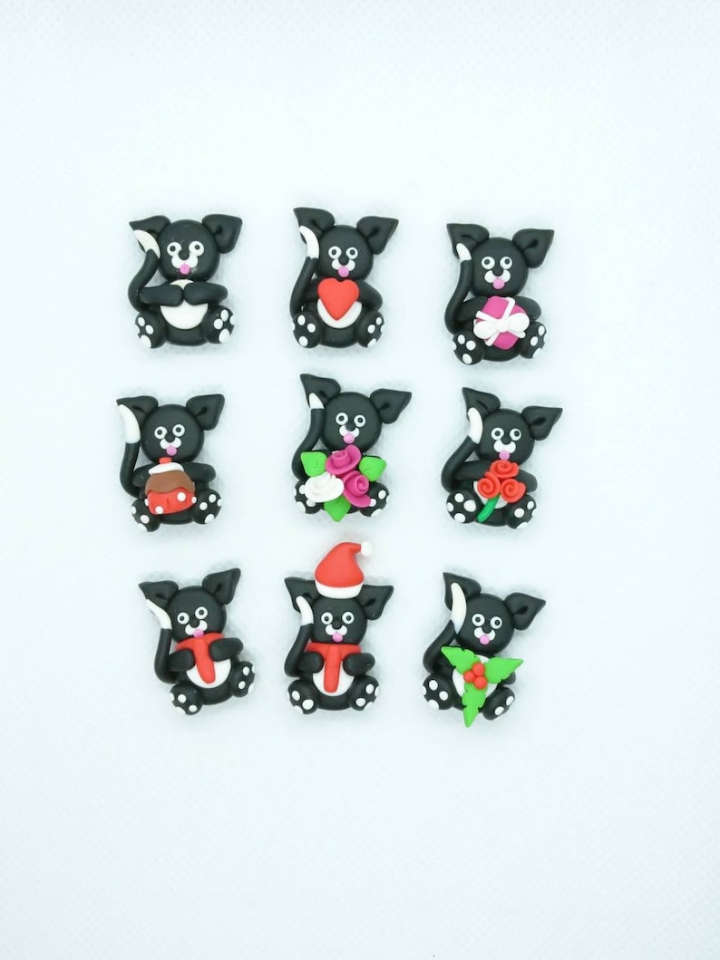 Cat - Card Making Embellishments. Fimo Toppers. Polymer Clay, Clays ...