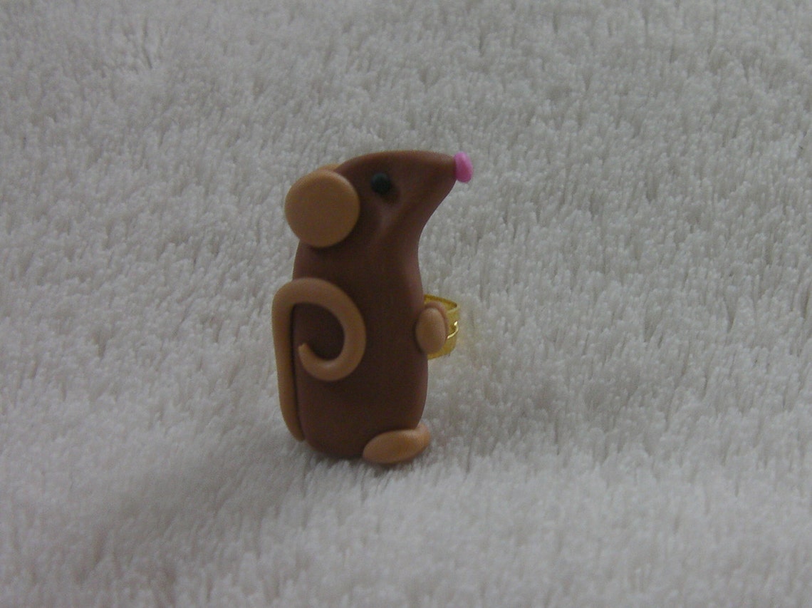 Rat Ring Polymer Clay - Etsy