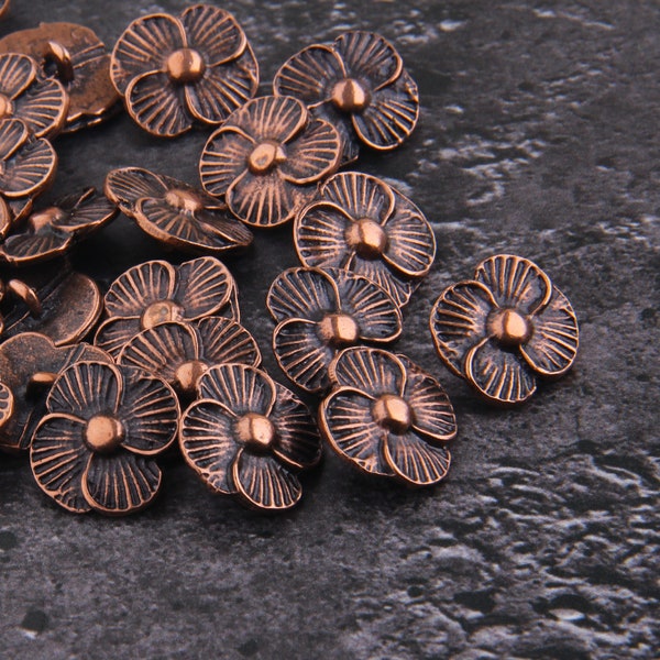 Copper Buttons - Etsy