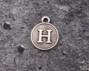 Stainless Steel Letter Charms Initial Charm Alphabet - Etsy