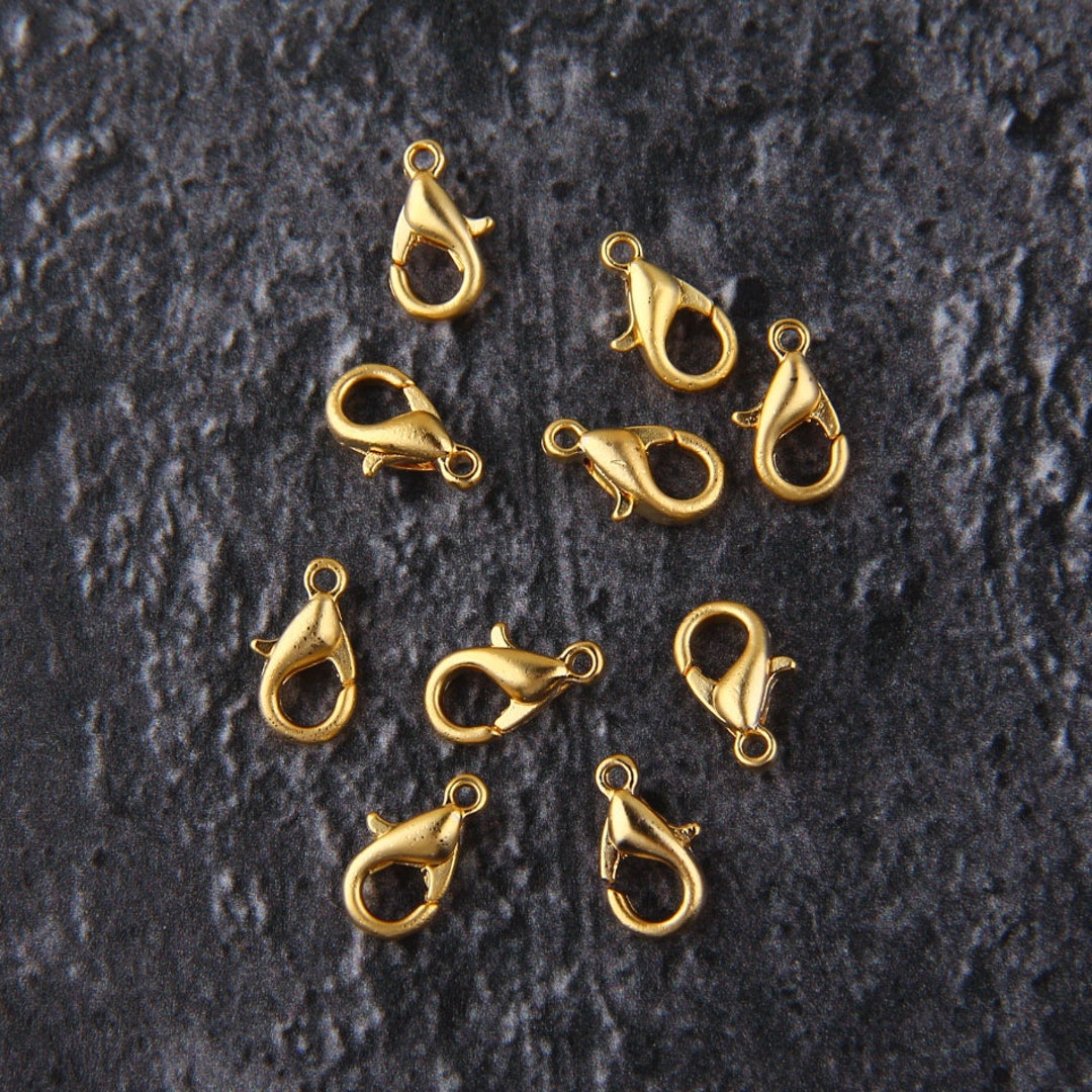 Mini Lobster Clasps, Gold Parrot Clasps, Bracelet Clasps, Necklace ...