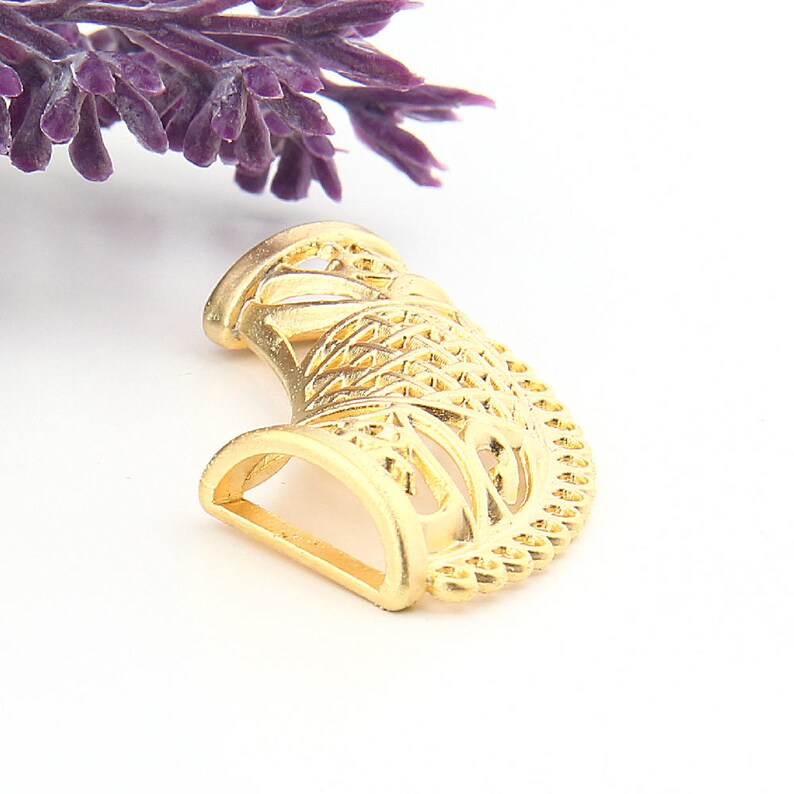 Gold Fretwork Multi Loop Slider Connector Scarf Slider 1 | Etsy