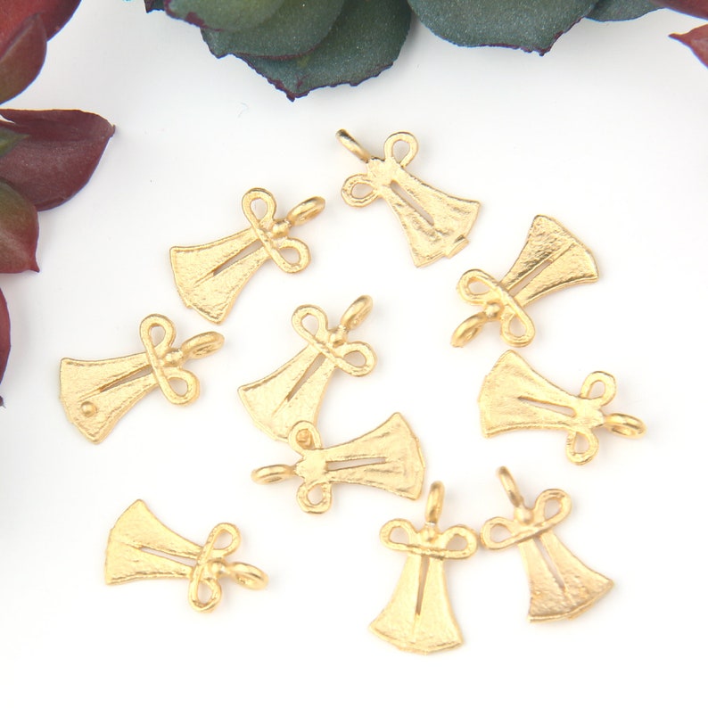 Gold, Mini Caftan Charms, Mini Gold Dress Charms, Jewelry Supplies ...