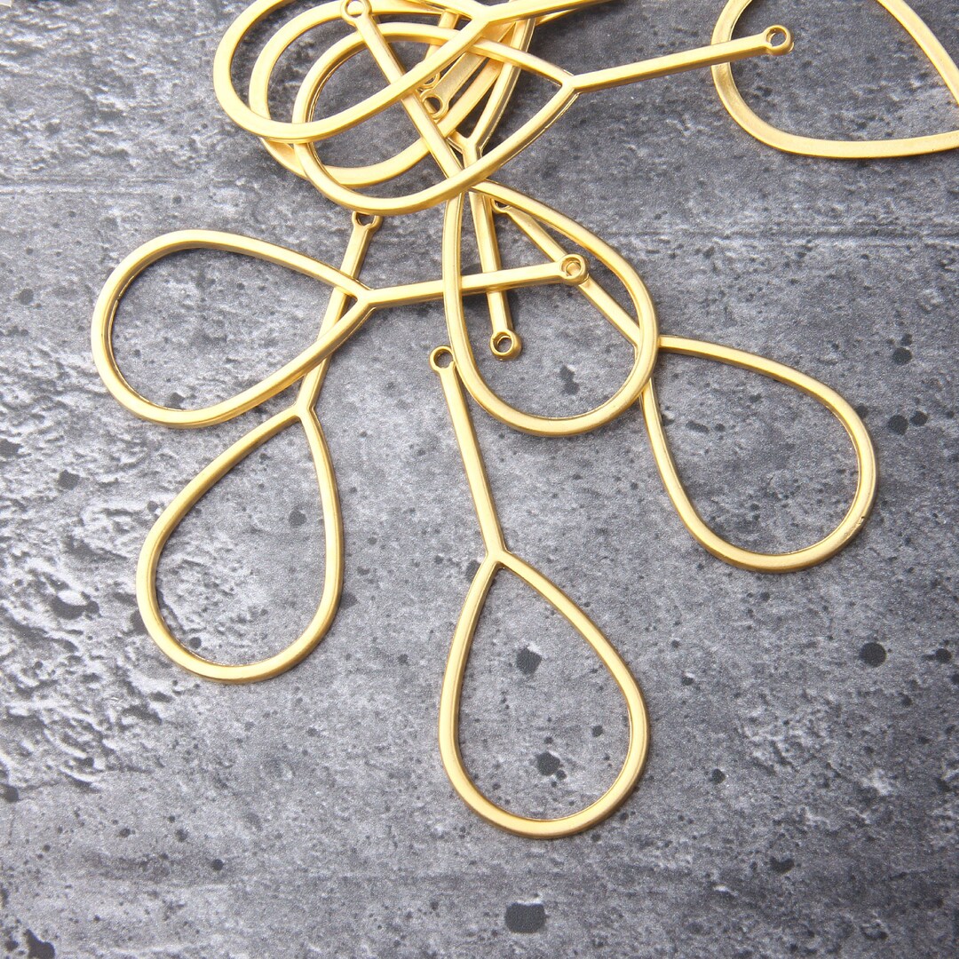 Open Oval Bezel, Epoxy Pendant, Bezel for Epoxy Pendant, Gold Bezel ...