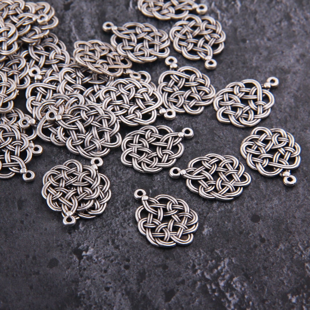 Celtic Knot Charms Chinese Knot Charms Knot Drops Irish - Etsy