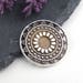 Silver, Tribal Sun Disc Pendant, Sun Disc, Disc Pendant, 1 Piece // SP ...