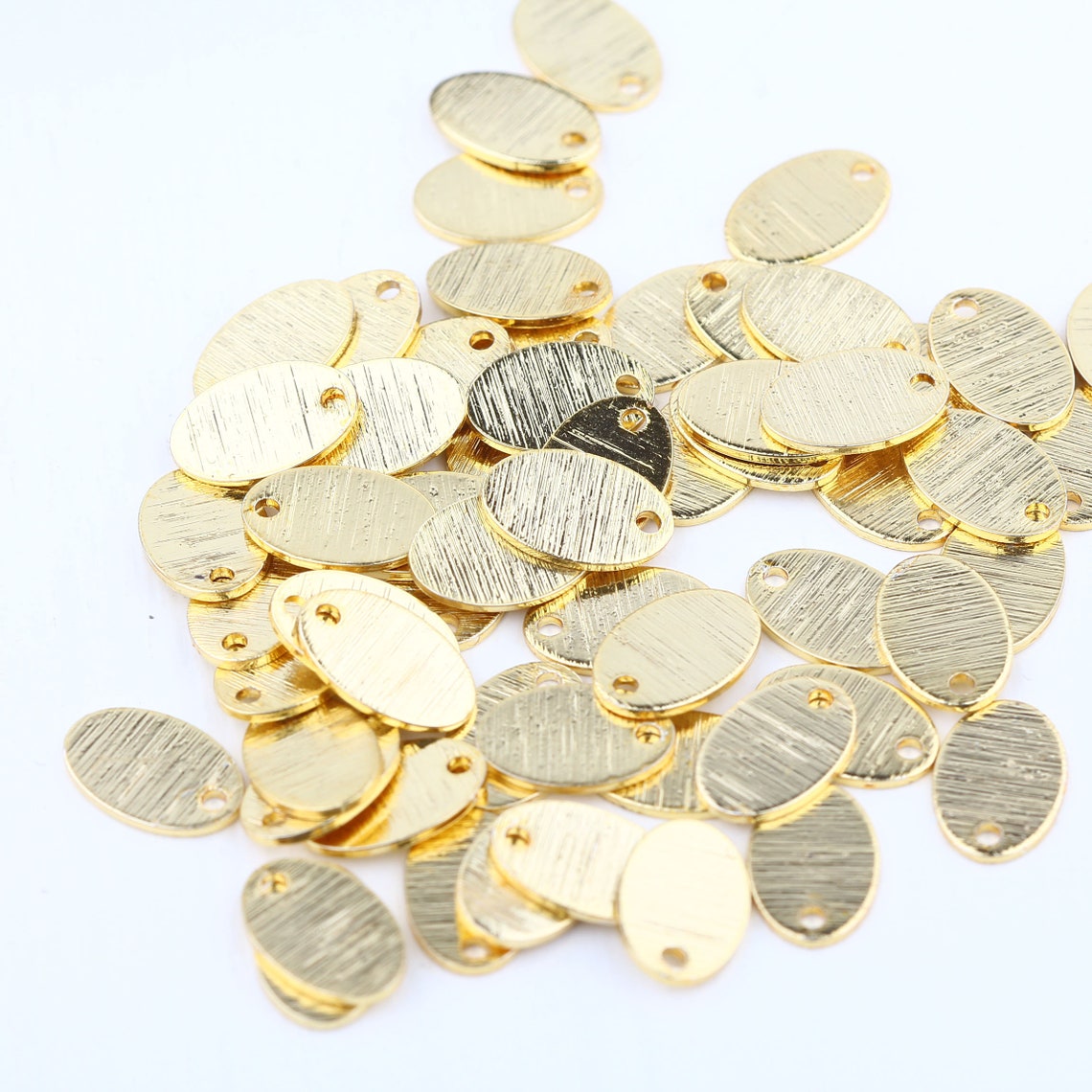 Mini Oval Blank Charms Mini Stamping Blanks Textured Blank - Etsy