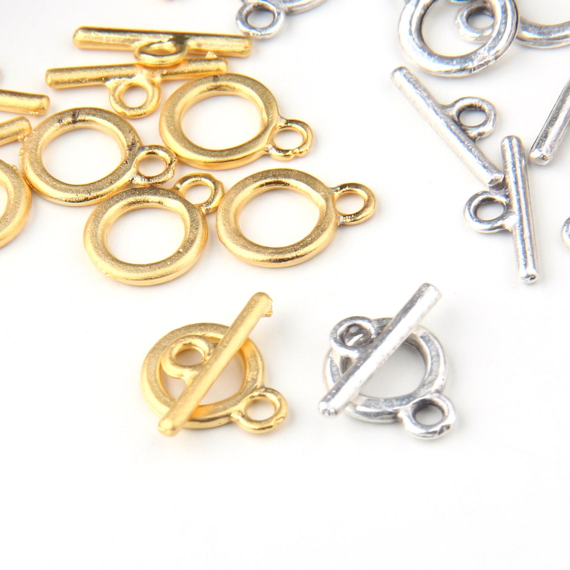 Silver Mini Toggle Clasps T Clasp End Bars Jewelry Closure - Etsy