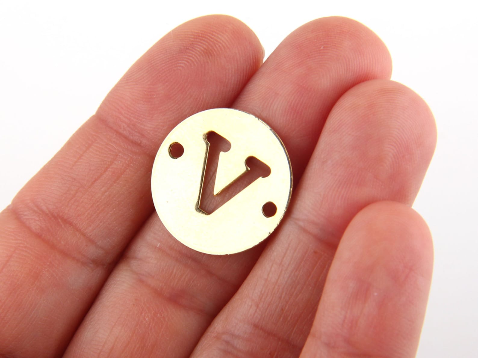 Alphabet Letter Disk Connector Link Letter V Cut Out Letter - Etsy