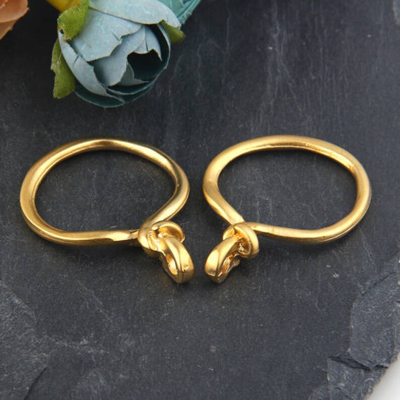 Large Circle Loop Connector Loop Link Large Loop Link 22k | Etsy