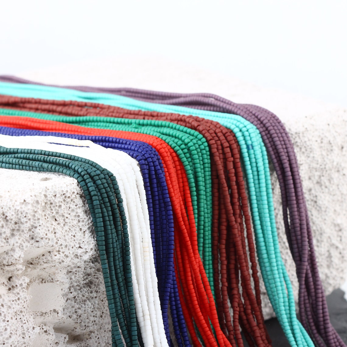 Afghan Seed Beads Heishi Afghan Stone Beads Handcut Stone - Etsy