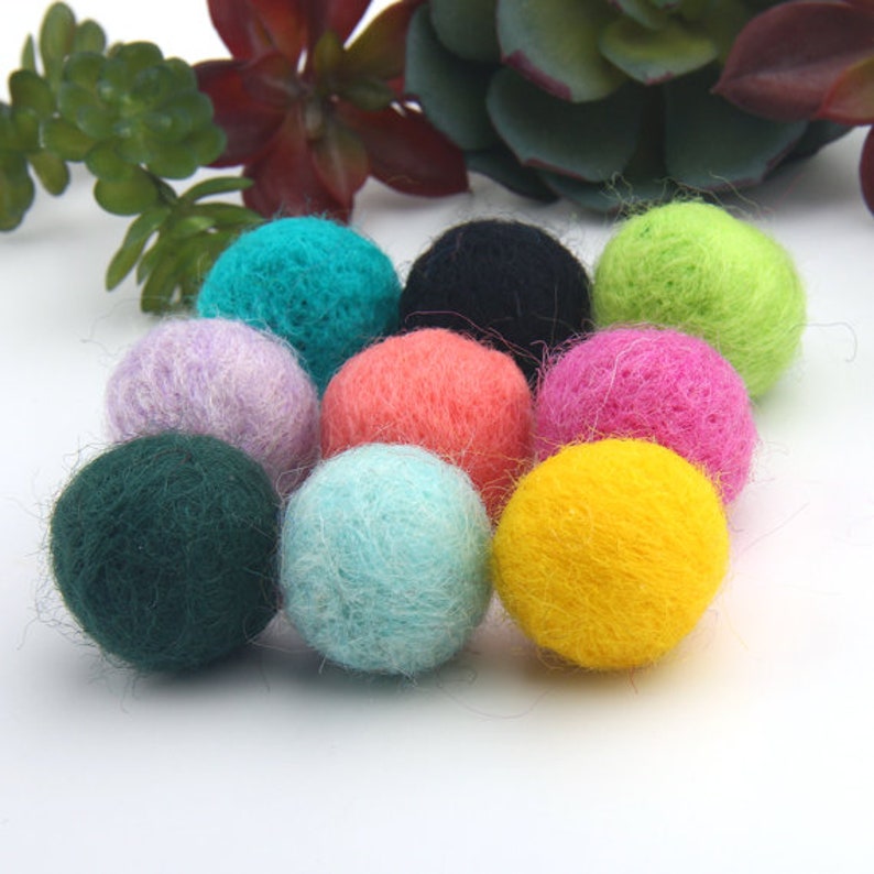 Baby Blue Felt Ball Charms Felt Charms Felt Pompoms 22mm | Etsy