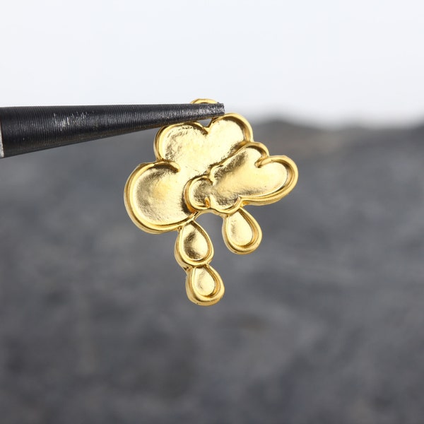 Raindrop Charm - Etsy