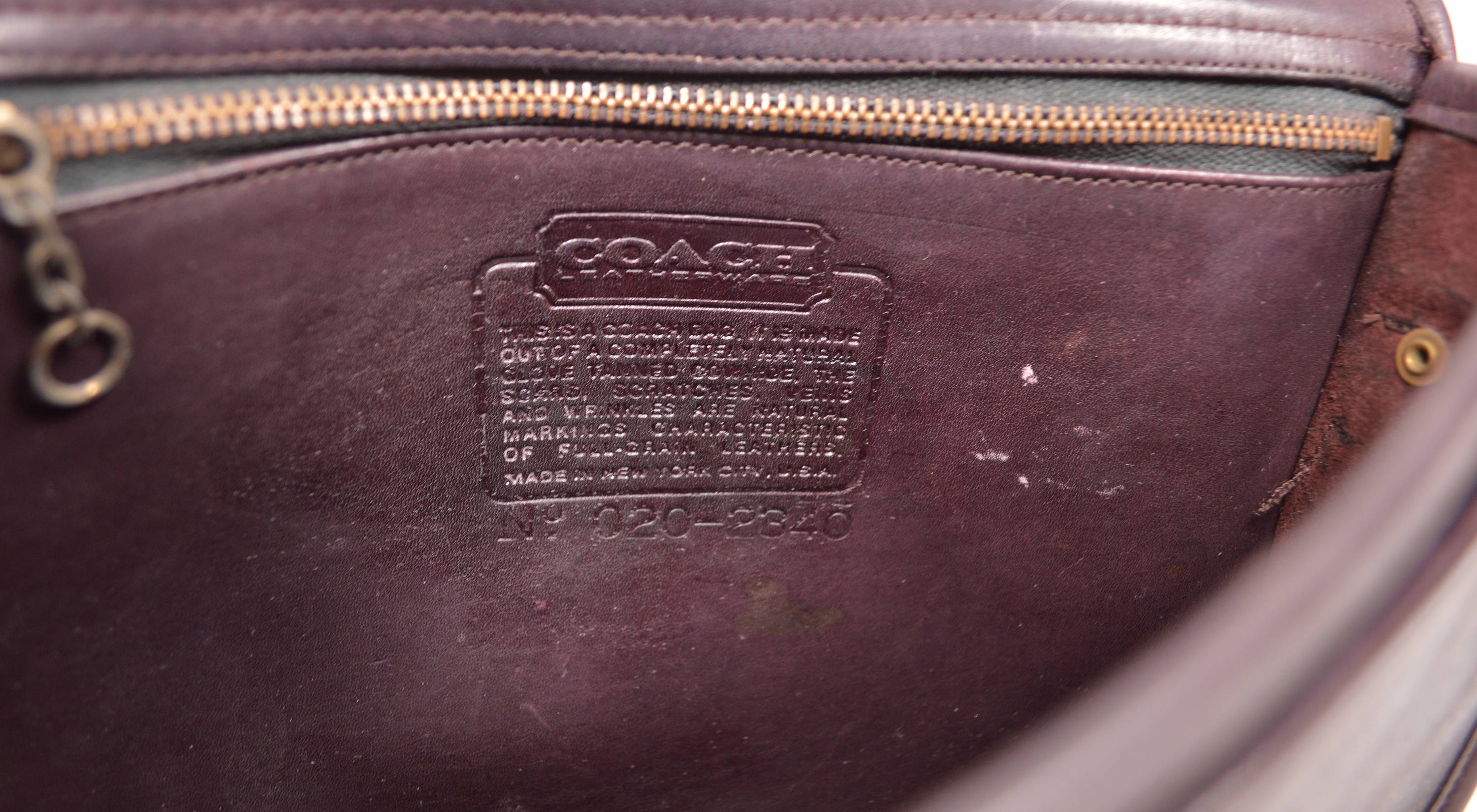 15% OFF 1970's NYC RARE Coach Leather Bag Purse Crossbody