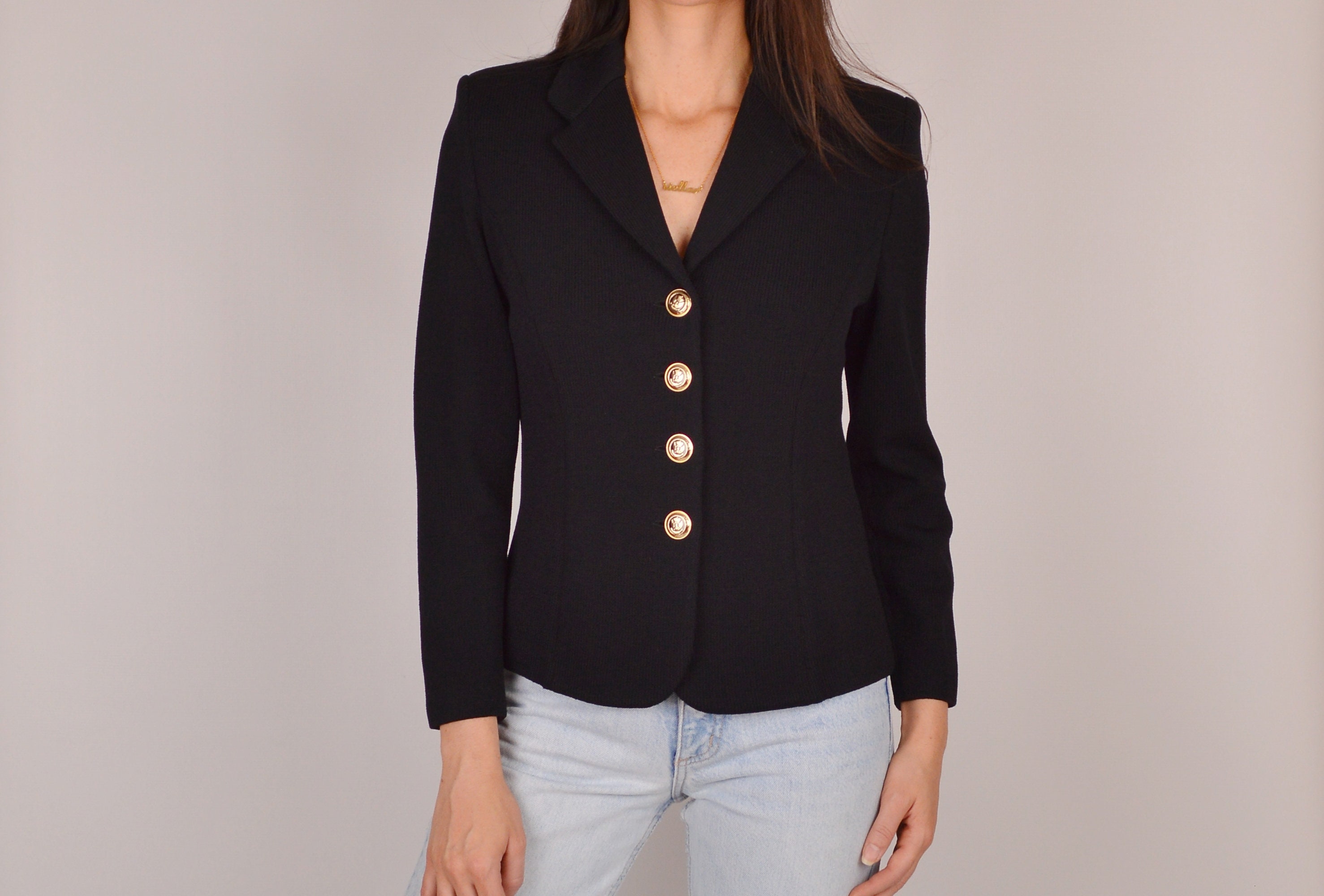 Vintage Knit Perfect Fit Jacket (XS-S)