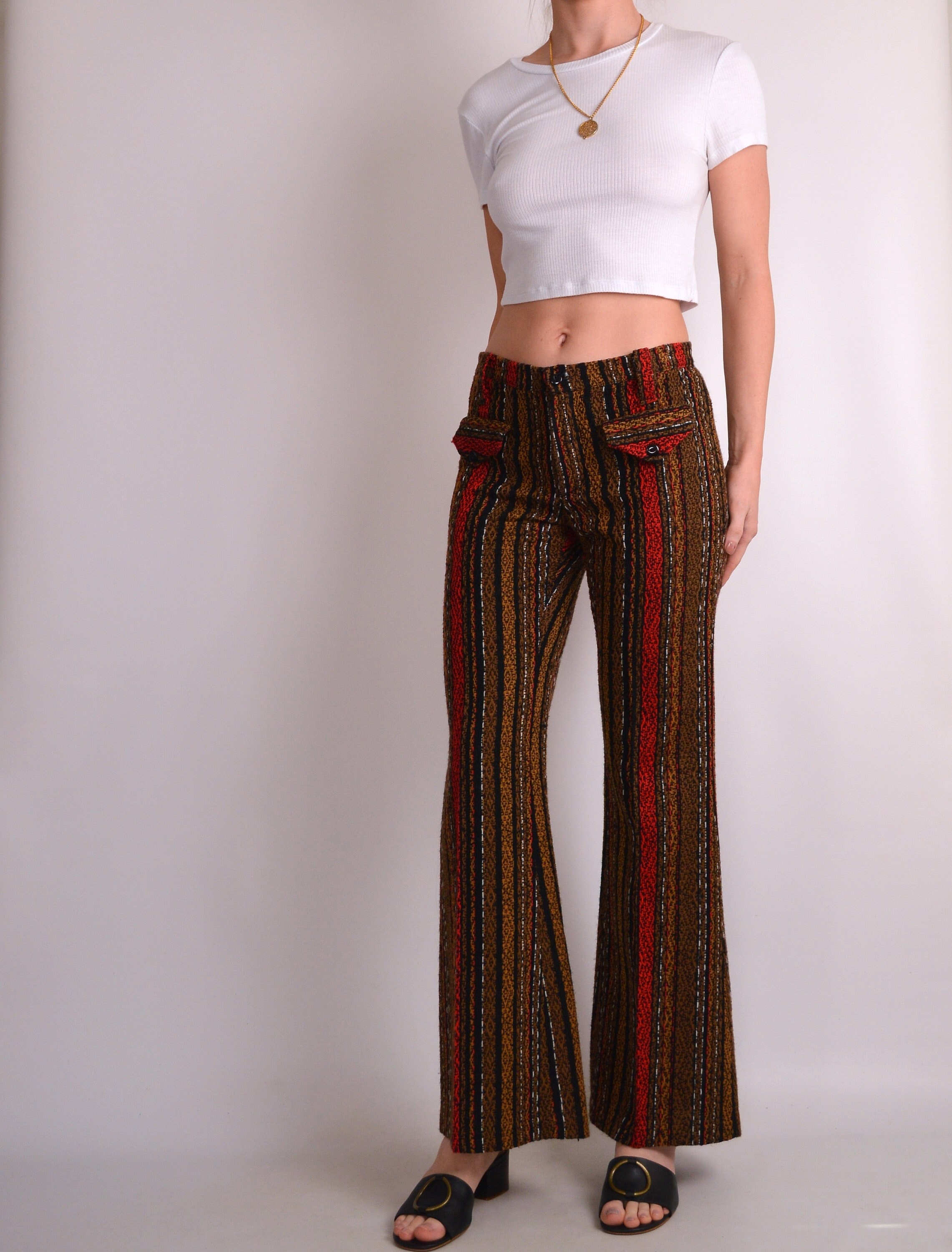 Incredible 70's Striped Flares (S)