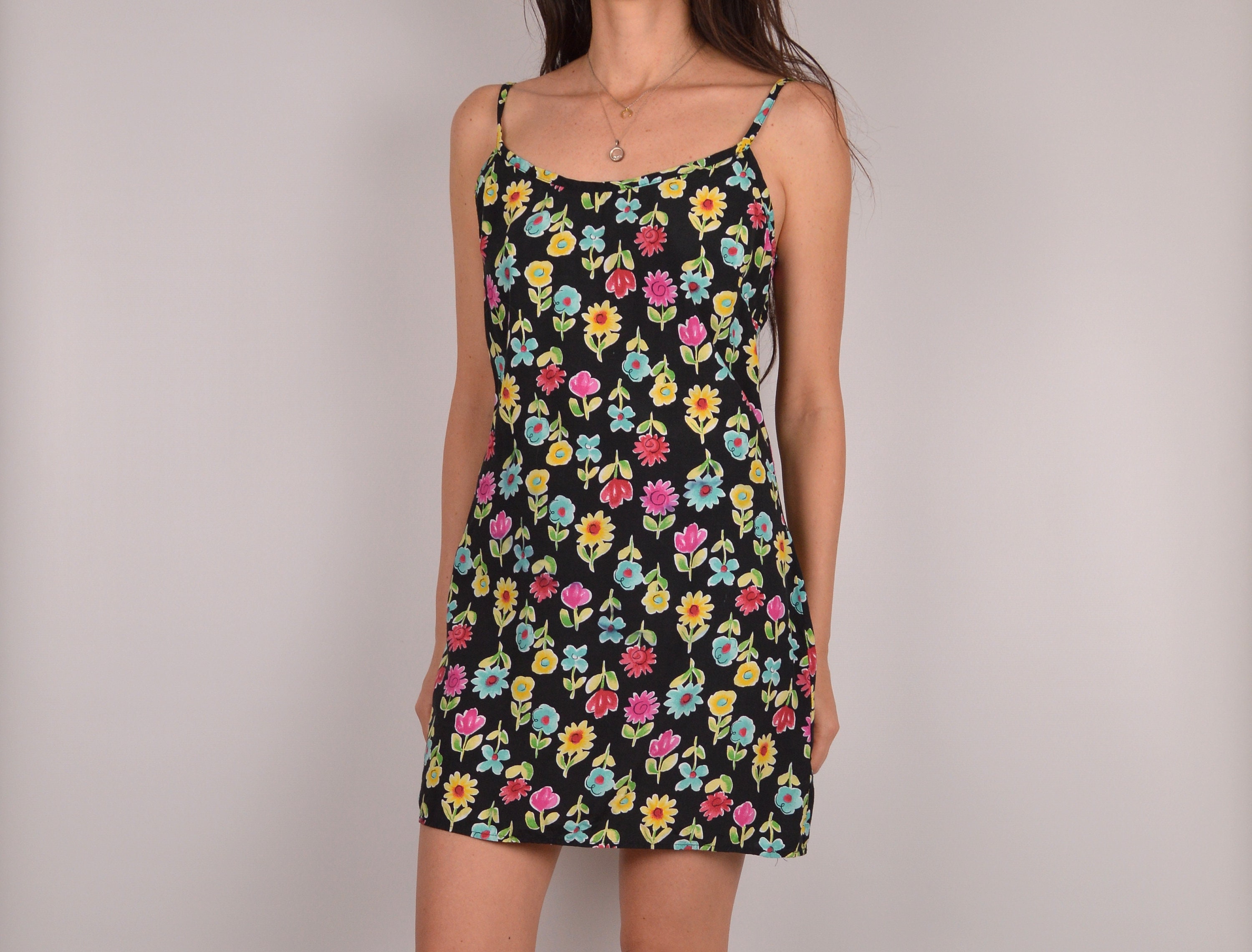 90's Floral Mini Dress