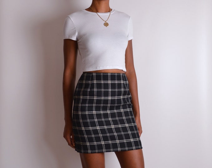 Vintage Windowpane Plaid Mini (XS)
