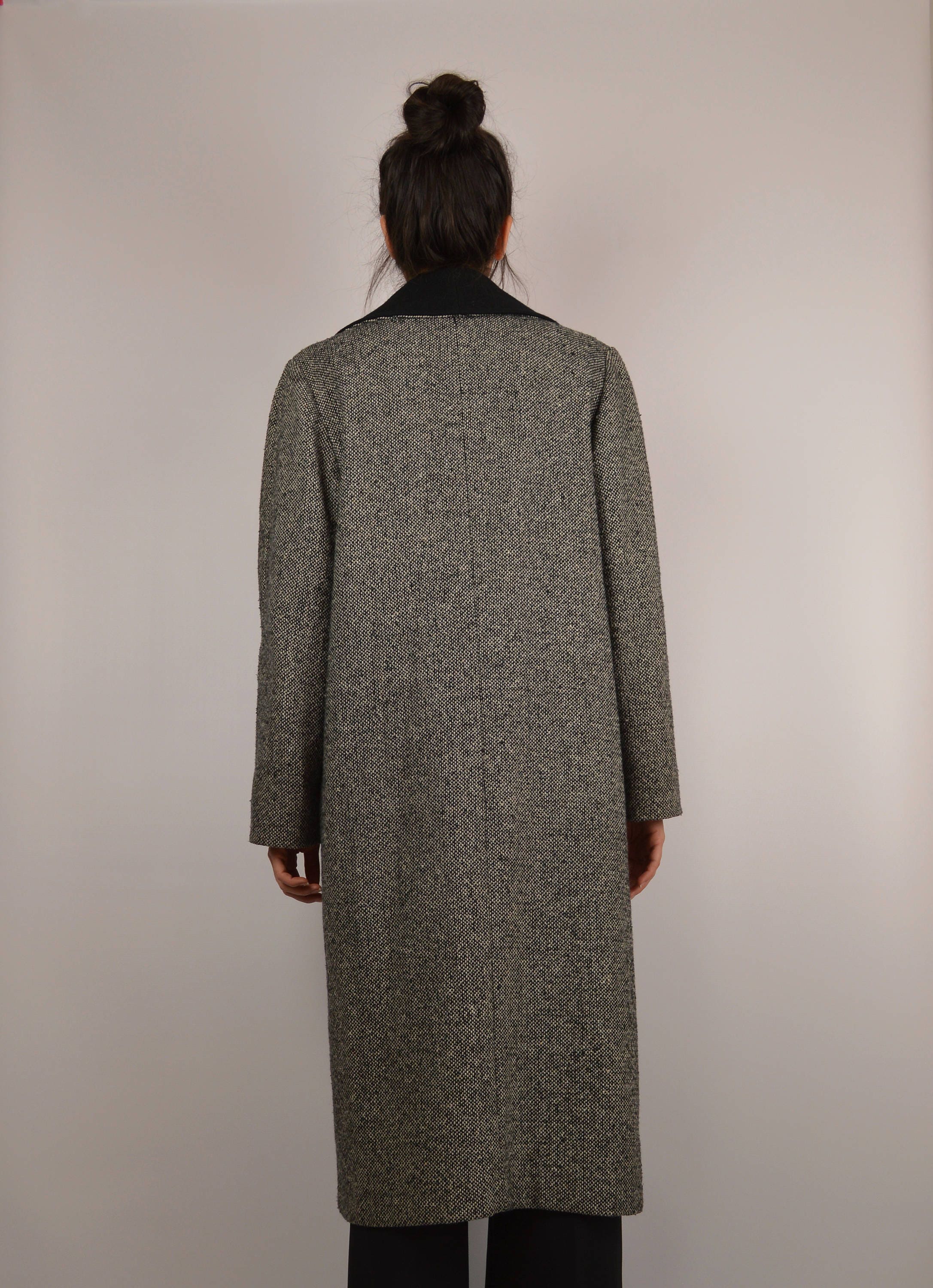 Vintage Tweed Long Coat