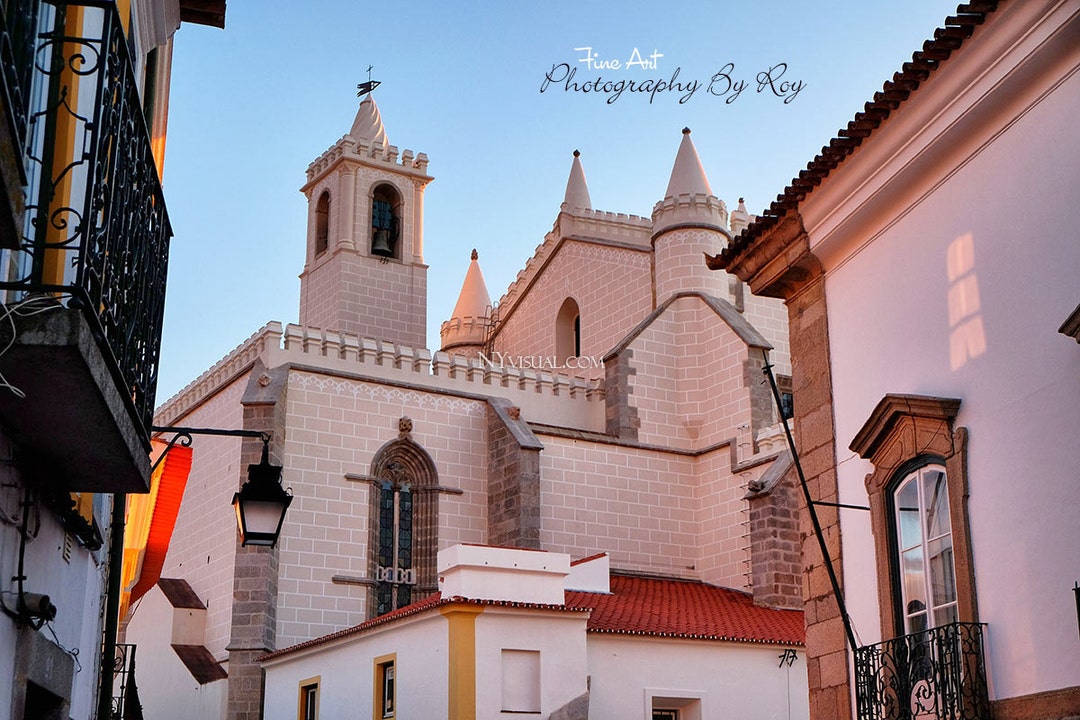 Igreja E Mosteiro De São Francisco Evora, Portugal. Original Fine Art ...