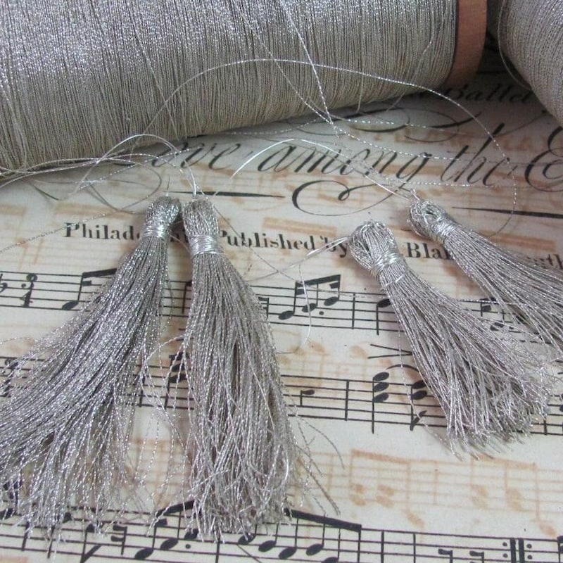 Metallic Tassels - Etsy