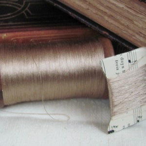 100% Silk Thread // Amazing Antique French Embroidery Floss Real Silk ...