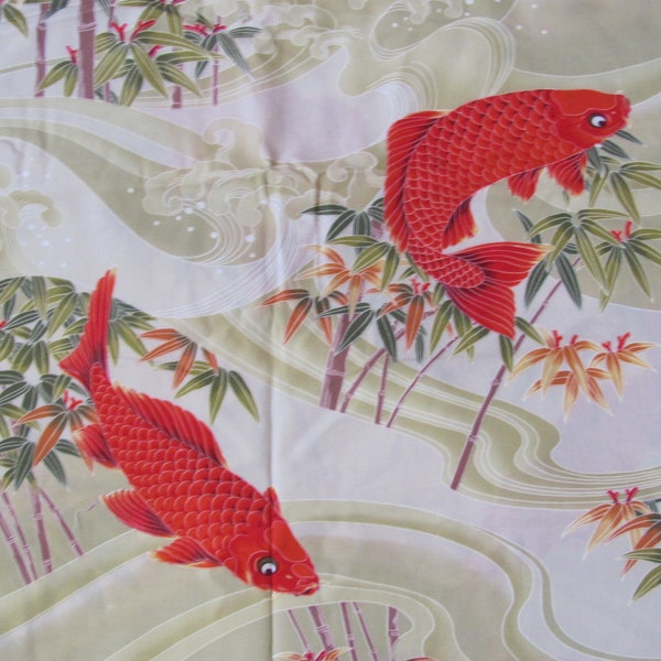 Asian Print Fabric - Etsy