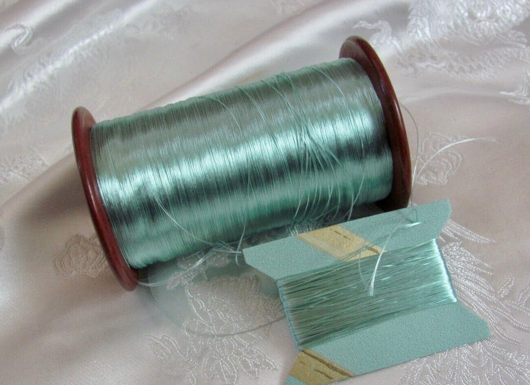 100% Silk // Antique Early Century Embroidery Floss Fiber Thread *4 Ply ...