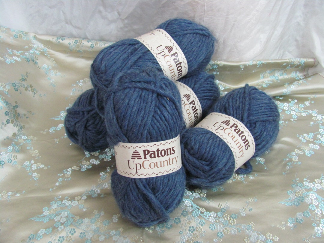 3 Skeins Patons up Country 100% Wool Yarn Skein Bulky Felting ...