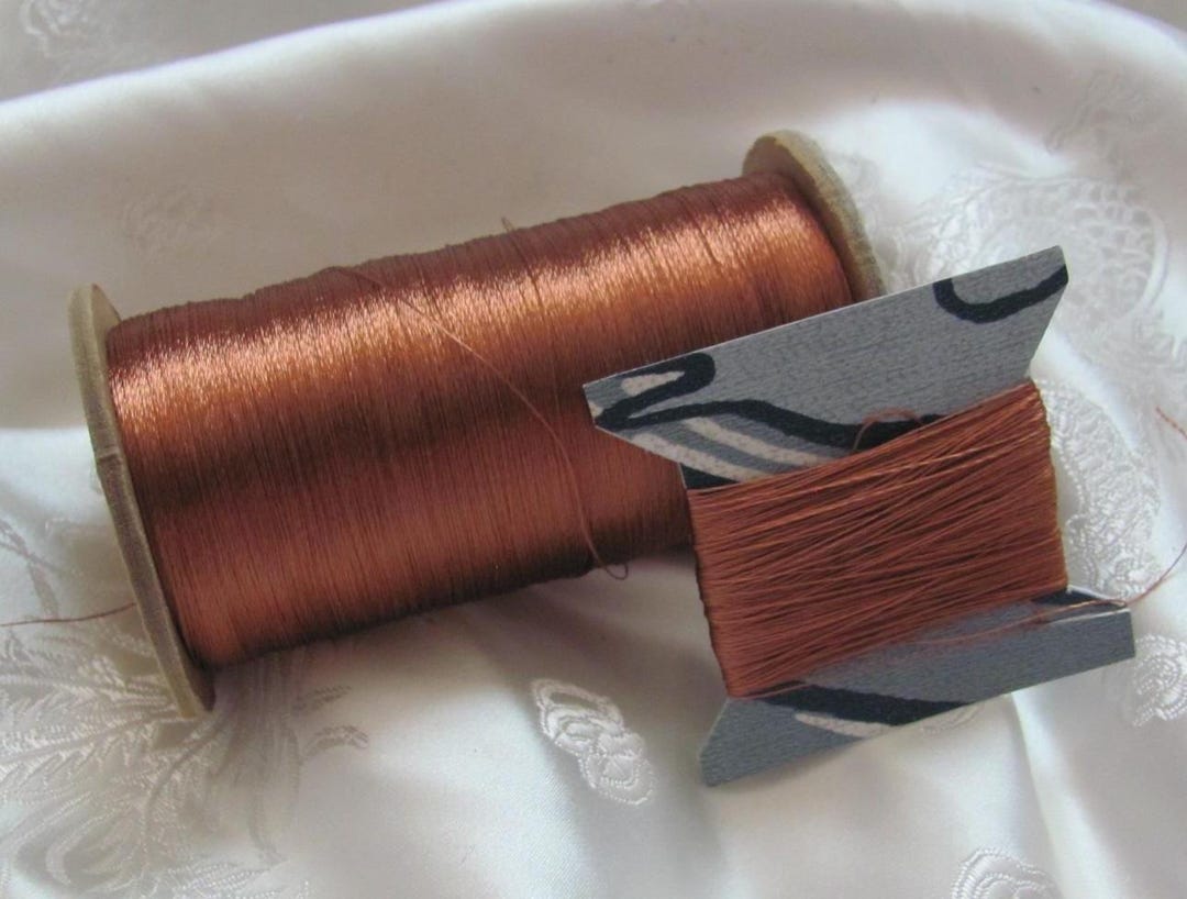 100% Silk Thread // Vintage Embroidery Sewing Threads Pure Silk ...