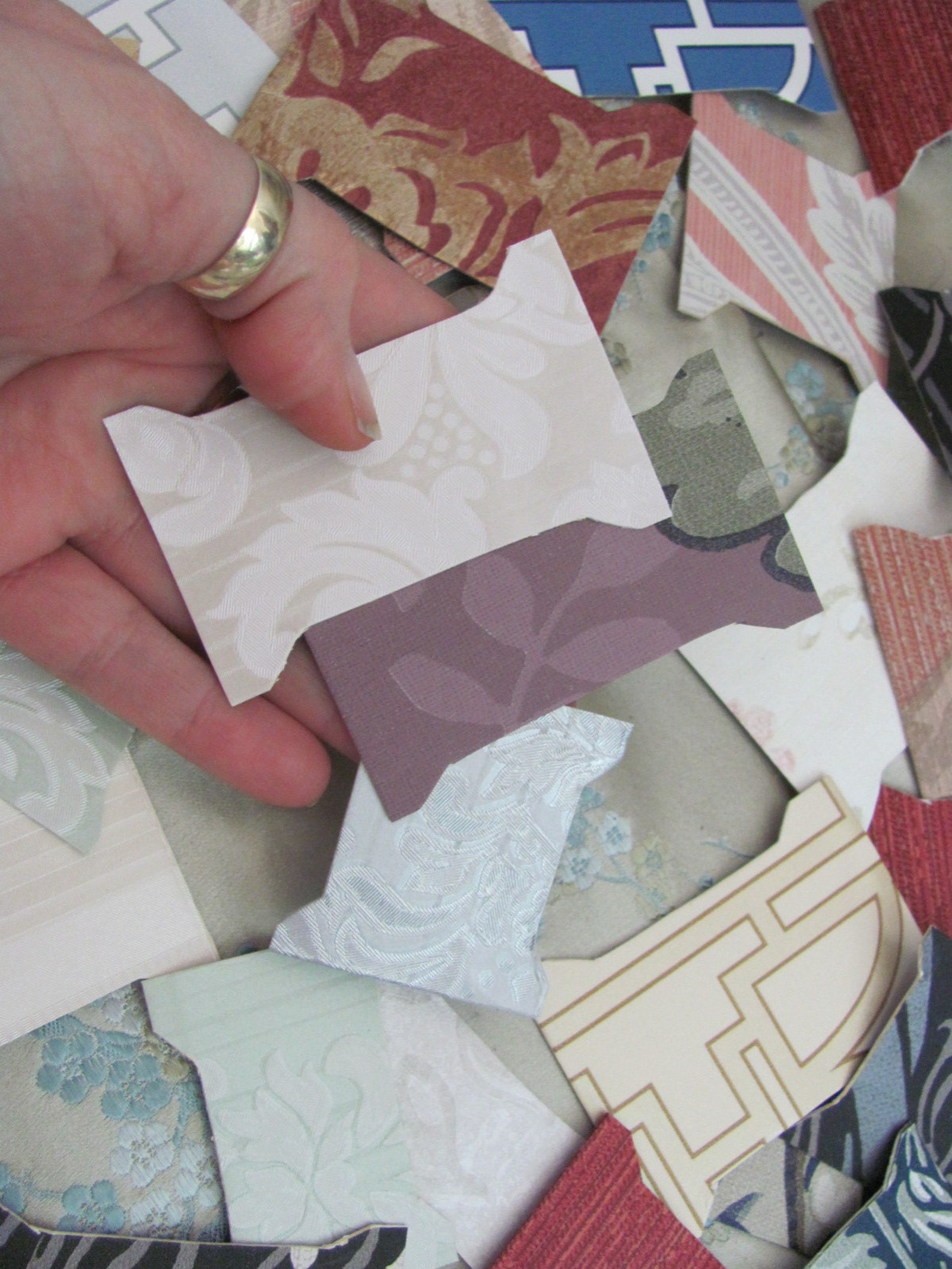 Bobbin Cards Spools for Thread Floss Cord Trims Assorted Sizes Handmade ...